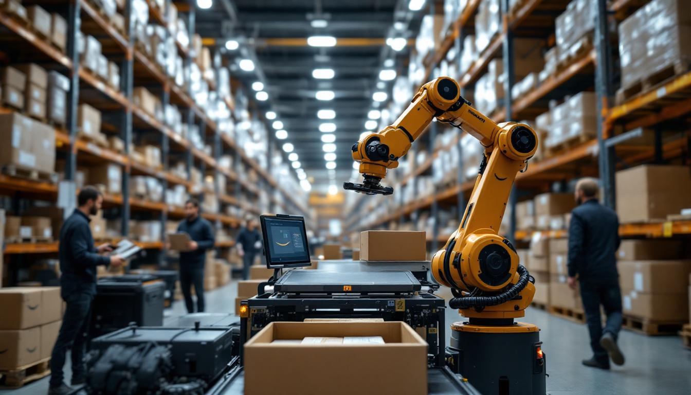 Amazon Order Picker Machine: Industrial Robotic Explained - BeezBot