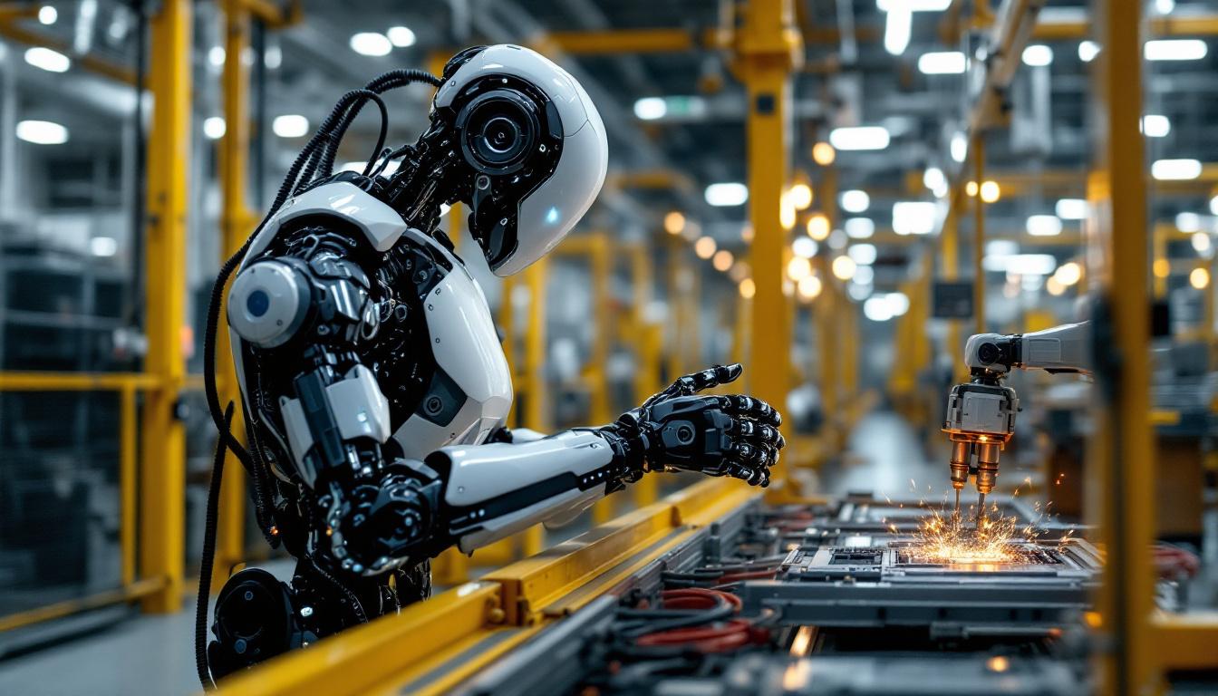 Artificial Intelligence Robots and Industrial Robotic Explained - BeezBot